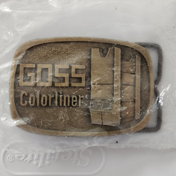Vintage | Accessories | Vintage Brass Goss Colorliner Printing Press ...